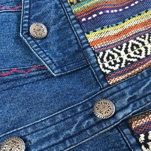 New Identity | Jackets & Coats | New Identity Boho Denim Jacket | Poshmark